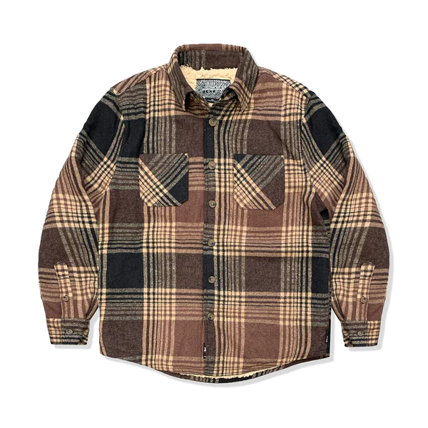 Anti Social Social Club Menace Brown Flannel – WyCo Vintage Broadway