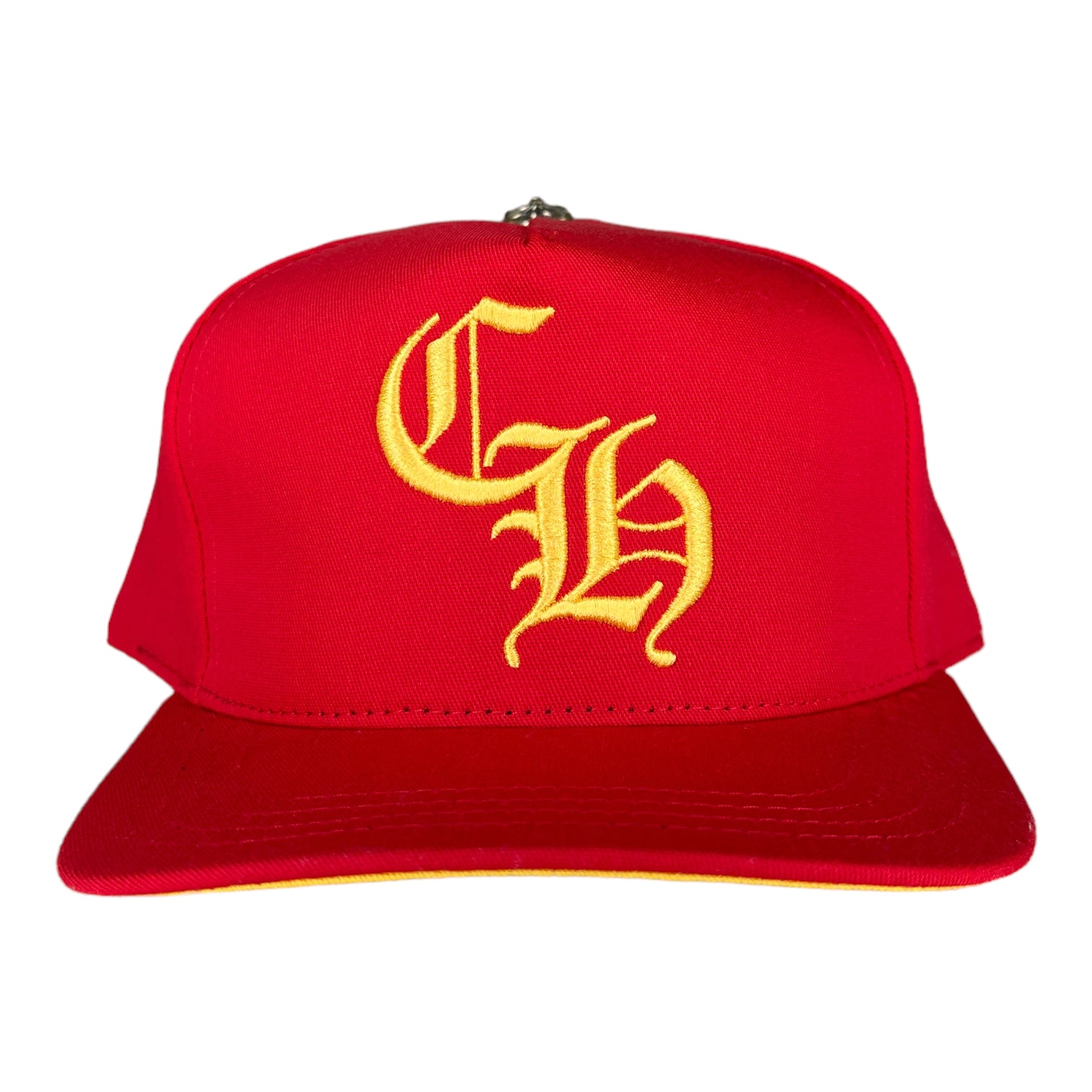 Chrome Hearts CH Silver Button Red/Yellow Hat – WyCo Vintage Broadway