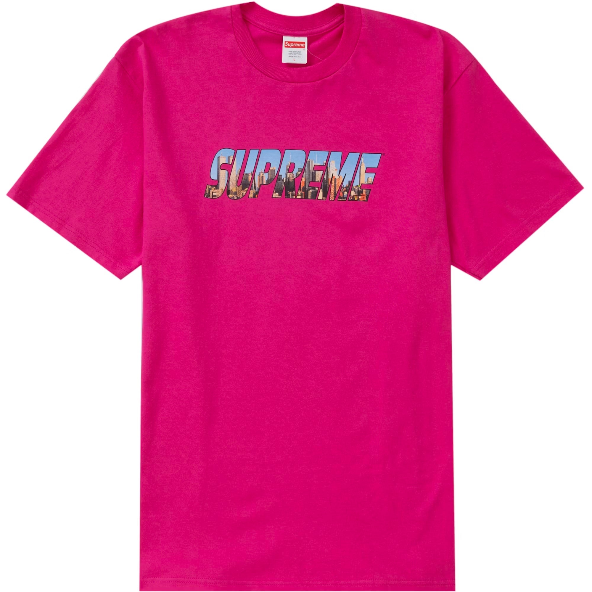 Supreme Gotham Magenta Tee – WyCo Vintage Broadway