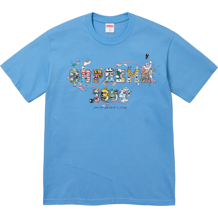 Supreme Varsity Bright Blue Tee - WyCo Vintage, Kansas City's Premier ...
