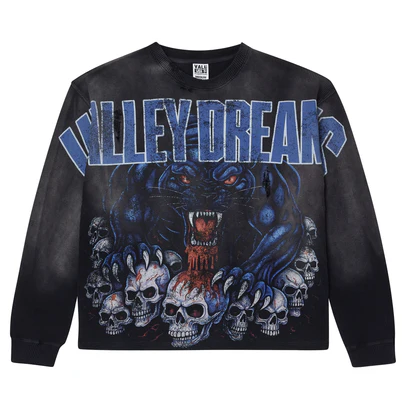 Vale Big Panther Black Thermal Shirt – WyCo Vintage Broadway