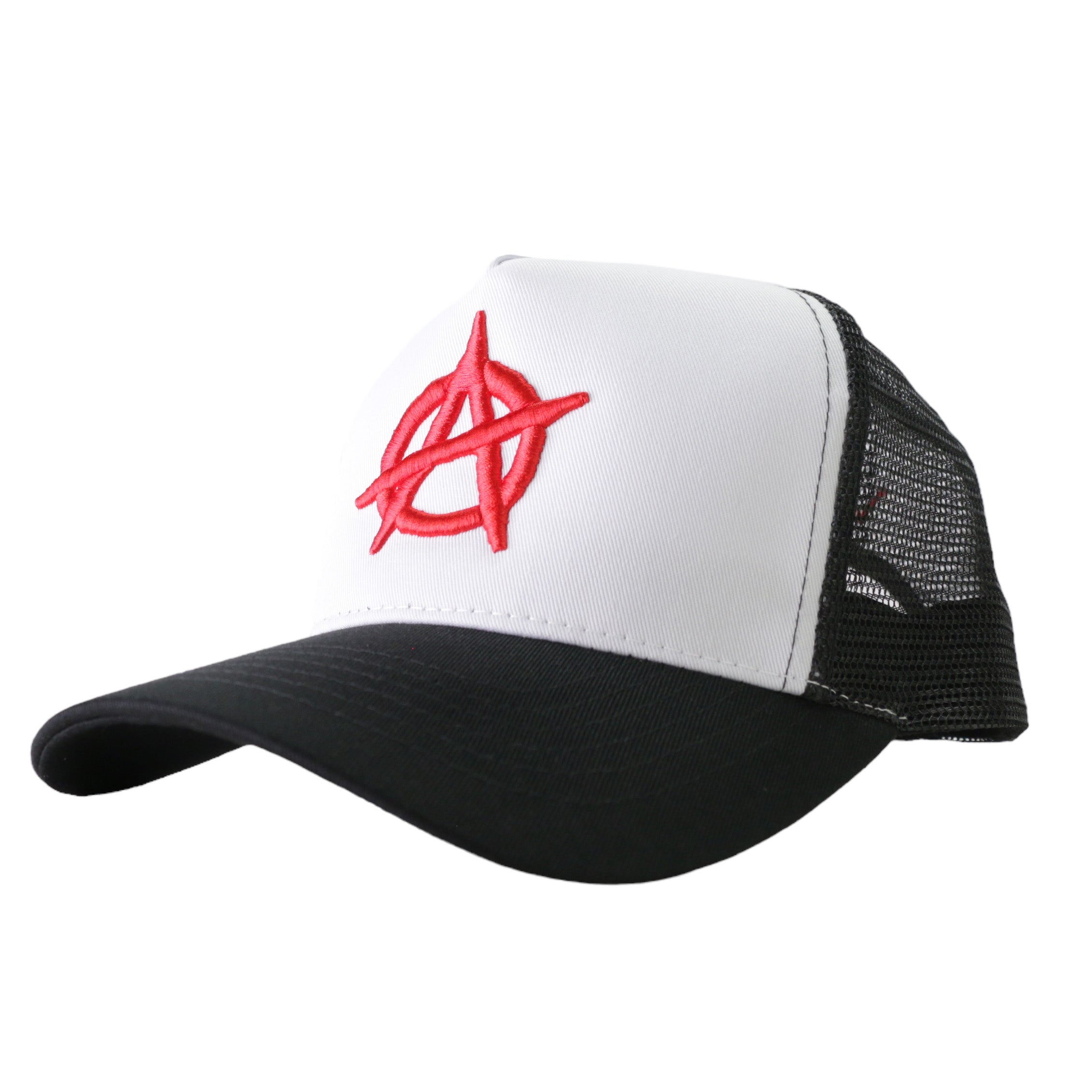 WyCo Vintage Black White Red Trucker Hat – WyCo Vintage Broadway