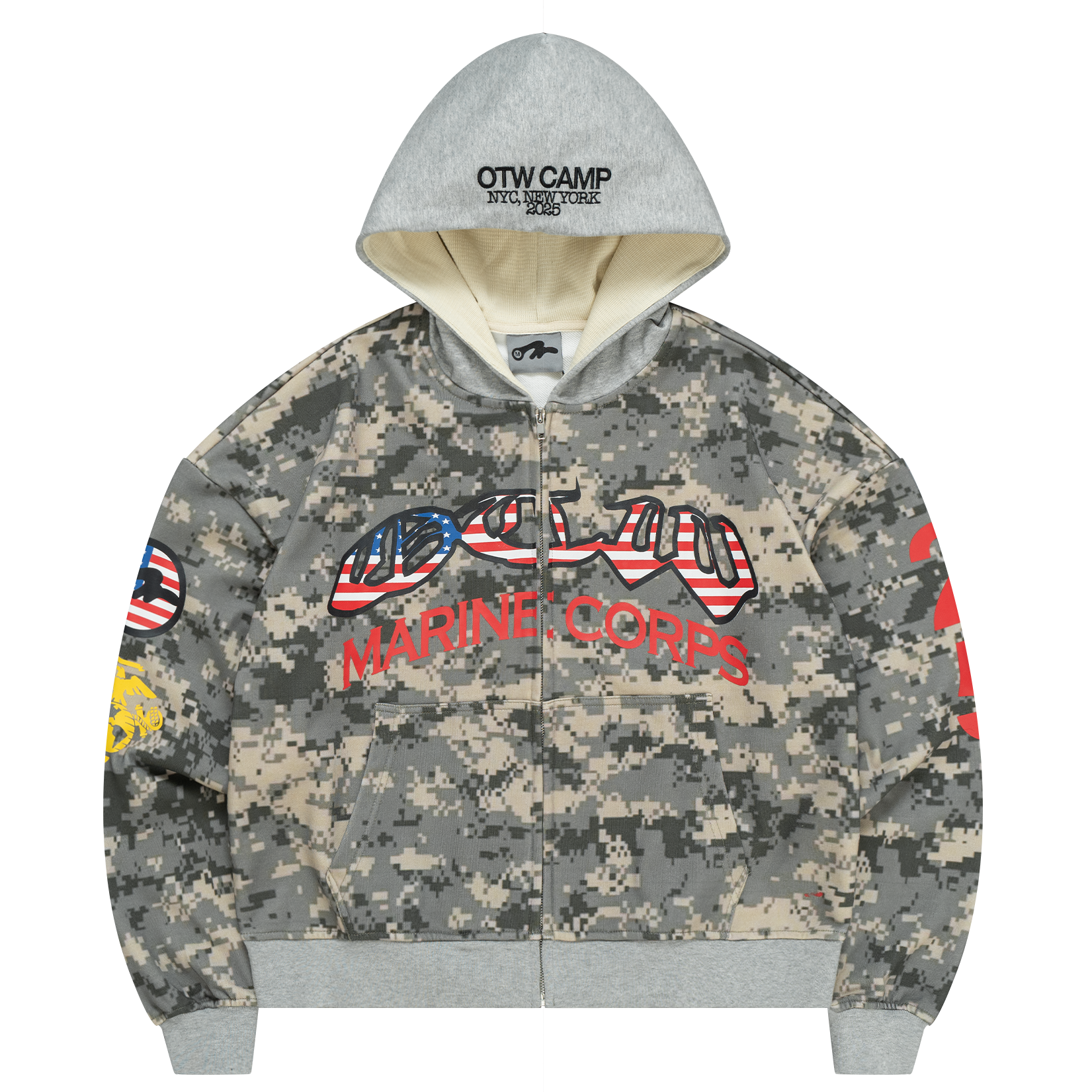 OTW Army Digital Camo Zip Up Hoodie – WyCo Vintage Broadway