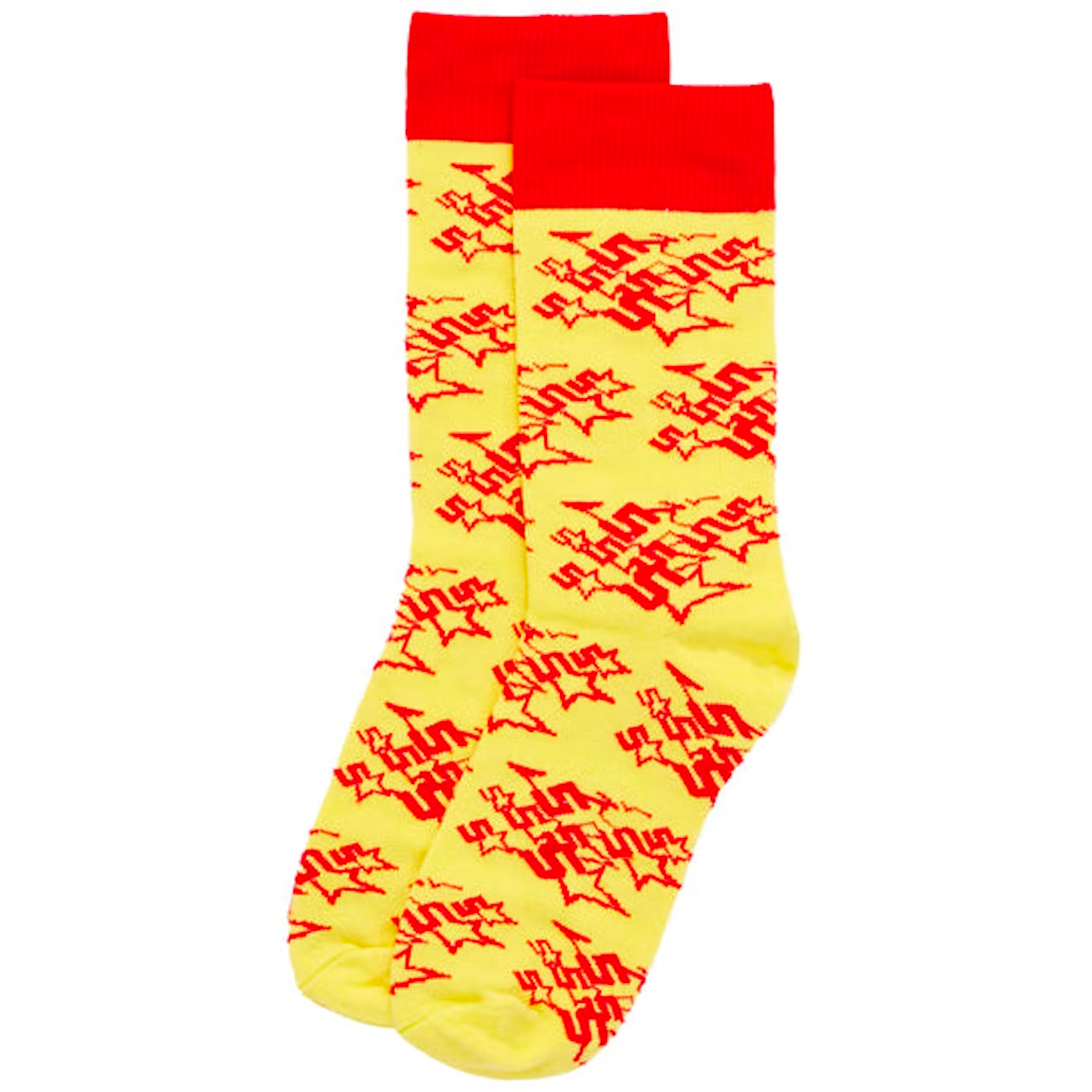 Sp5der Candy Yellow Red Socks – WyCo Vintage Broadway